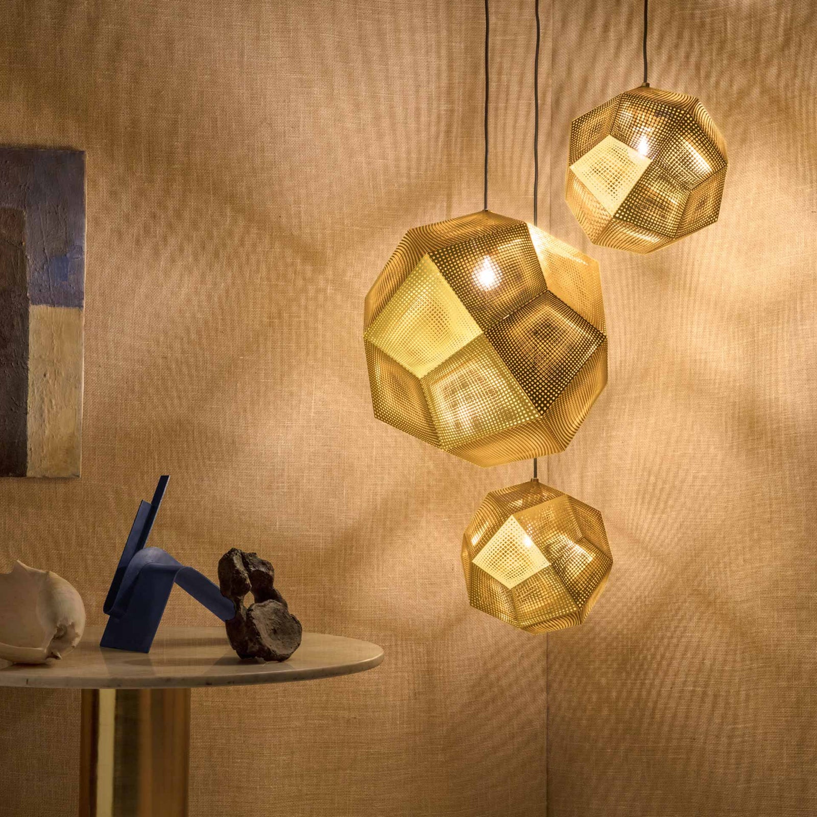 Tom Dixon Etch Brass Shade Pendant Light – Vertigo Home