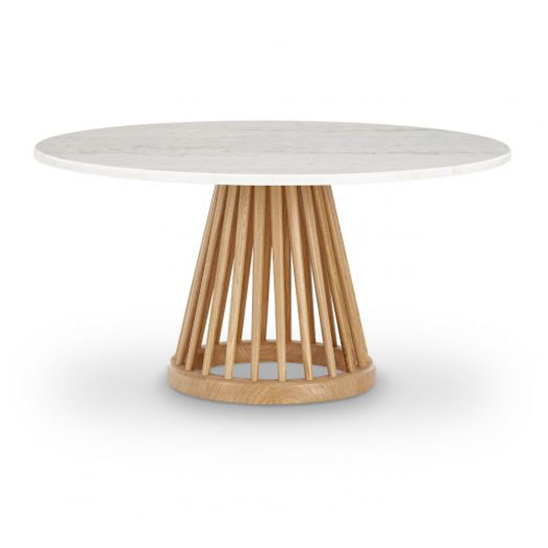Fan Table - White Marble top by Tom Dixon – Vertigo Home