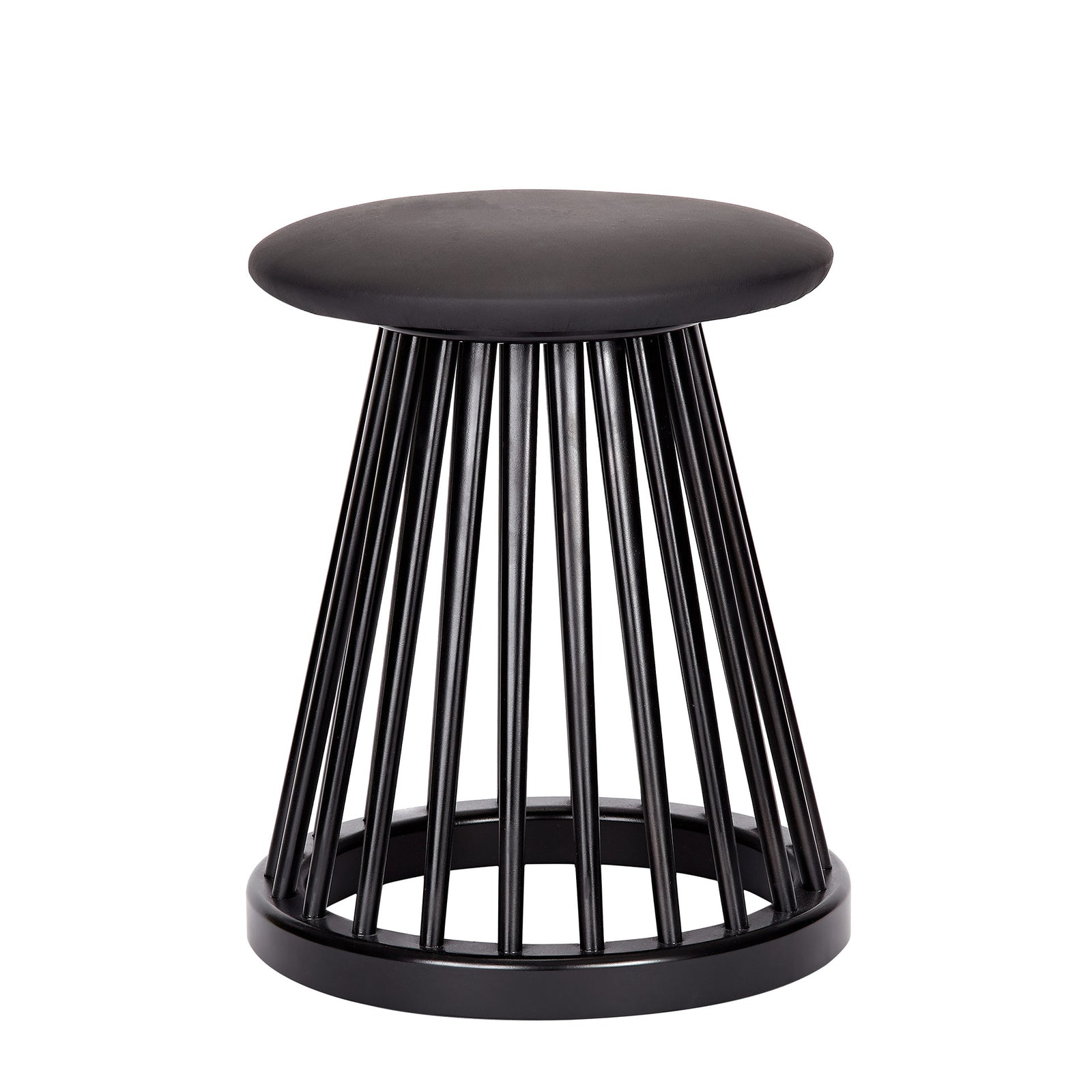 Fan Stool - Black Birch by Tom Dixon – Vertigo Home